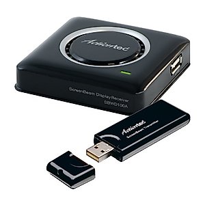 Actiontec SBWD100KIT01 ScreenBeam Kit Wireless Display Receiver & Transmitter for Non-WiDi Laptops/ Miracast Devices
