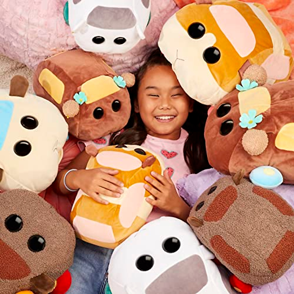 MGA Entertainment Pui Pui Molcar 11-Inch Choco, Ultrasoft Stuffed Animal Medium Plush Toy, Gift for Kids Girls Boys Collectors Ages 3 4 5 6 7+