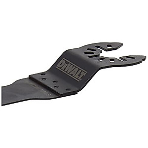 DEWALT Oscillating Tool Blade for Wood with Nails, Wide, Titanium Nitride Coated (DWA4204) , Black
