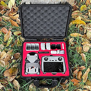 FPVtosky Mini 3 Pro Hard Case for DJI Mini 3 / Mini 3 pro, Waterproof Carrying Case for Mavic mini 3 pro, Outdoor Travel Portable Case for DJI Mini 3 / Mini 3 Pro with DJI RC Controller Accessories