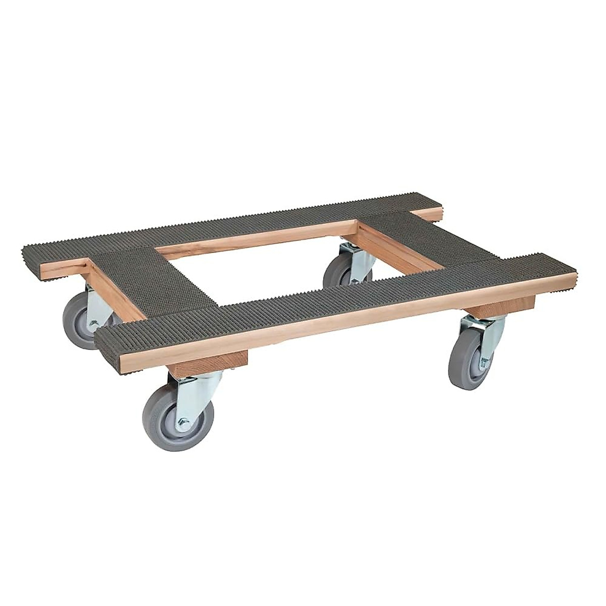 Mytee Products 18"x30" H Frame Movers Dolly w/Rubber Tread & 4" Non Marking Wheels - 1000 lbs WLL H Shape Heavy Duty 4 Wheel Moving Dolly Cart for Packing & Moving Supplies - Furniture Piano Dolly