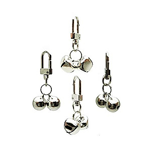 4 PCS Pet Small Bells for Collar, Pet Ornament, Bell Training Pendants Jewelry for Pet Cat Dog Necklace Collar