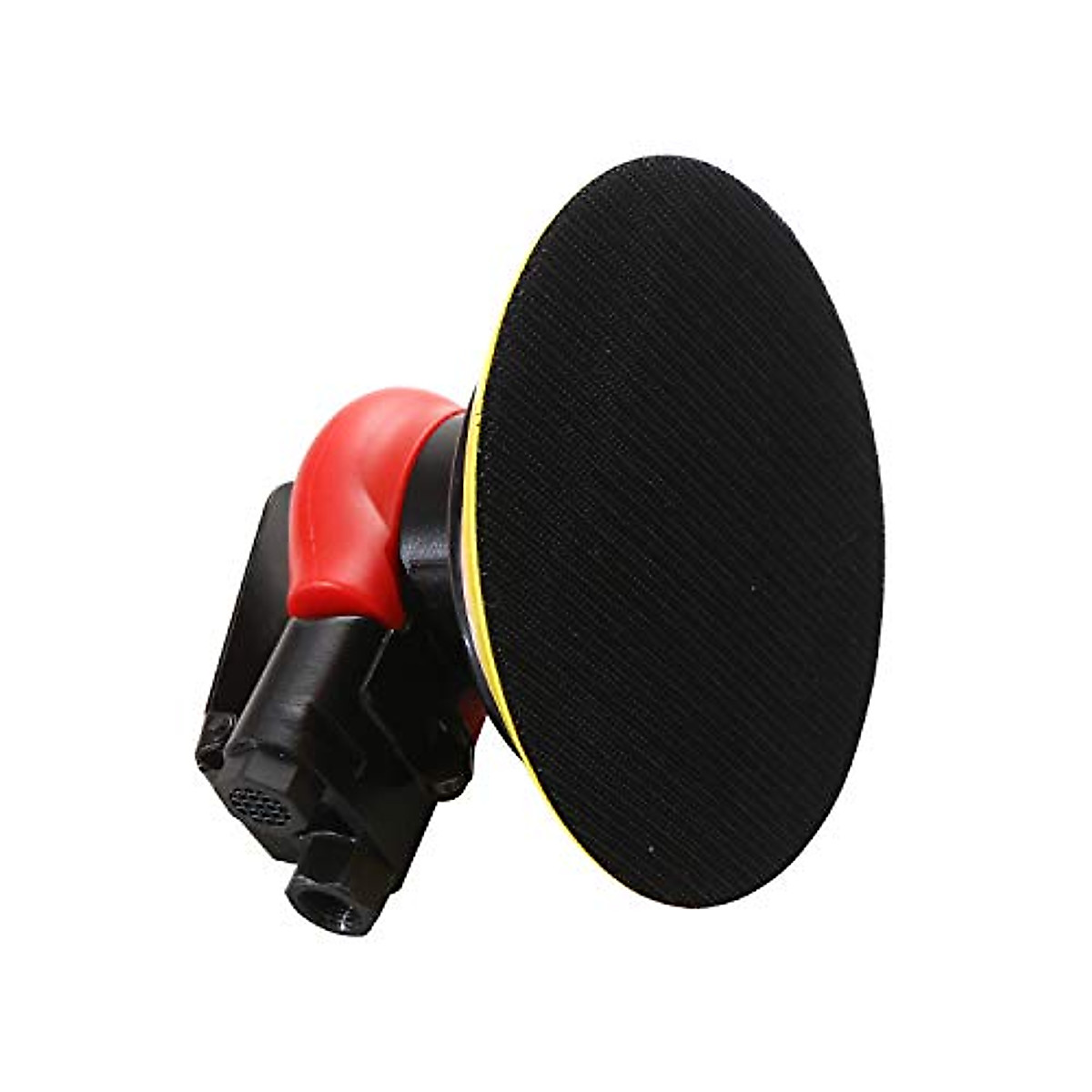 Professional Air Random Orbital Sander, Heavy Duty Dual Action Pneumatic Palm Sander (6 inch, Red)
