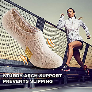 Gonii Womens No Show Socks Athletic Ankle Socks Cushioned Running Low Cut 5-8 Pairs