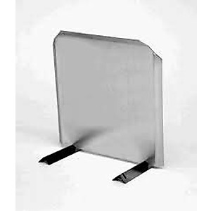 27 x 27 Radiant Fireback Heat Shield 14 Gauge Stainless Steel Made in The USA