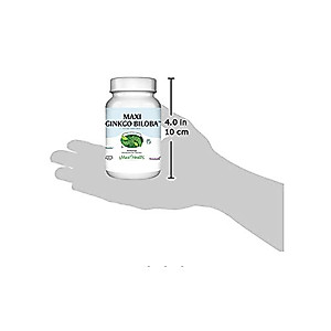 Maxi Health Ginkgo Biloba - Brain and Circulation Formula - 90 Capsules - Kosher (QGB)