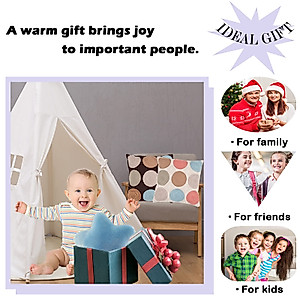 zhidiloveyou Star Pillow Plush Blue, Stuffed Star Shaped Pillow Cute Toy for Kids, 15.7 inch