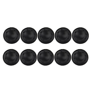 Qingsun 5 Pair/10 Pcs Replacement Silicone Analog Joystick Thumb Stick Grips Cap Cover for PS3 / PS4 / Xbox 360 / Xbox One/Wii Game Controllers (Black)
