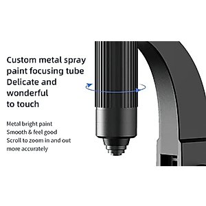 Digital Microscope, 0X-2000X Biological Microscope, WiFi ＆ USB Connection with Dual Lens, 11 LEDs, iOS ＆ Android Windows MacOS Compatible, for School Laboratory Home Education