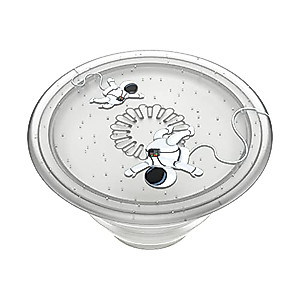 PopSockets Plant-Based Phone Grip with Expanding Kickstand, Eco-Friendly PopSockets for Phone -Translucent Space Walk