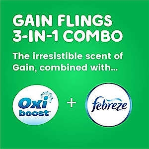 Gain Flings Moonlight Breeze Laundry Detergent Pacs Capsules, 35 Count