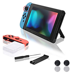 Kickstand Back Shell Holder Back Bracket for Nintendo Switch Console, Switch Replacement Kickstand Repair Kit with Screwdriver