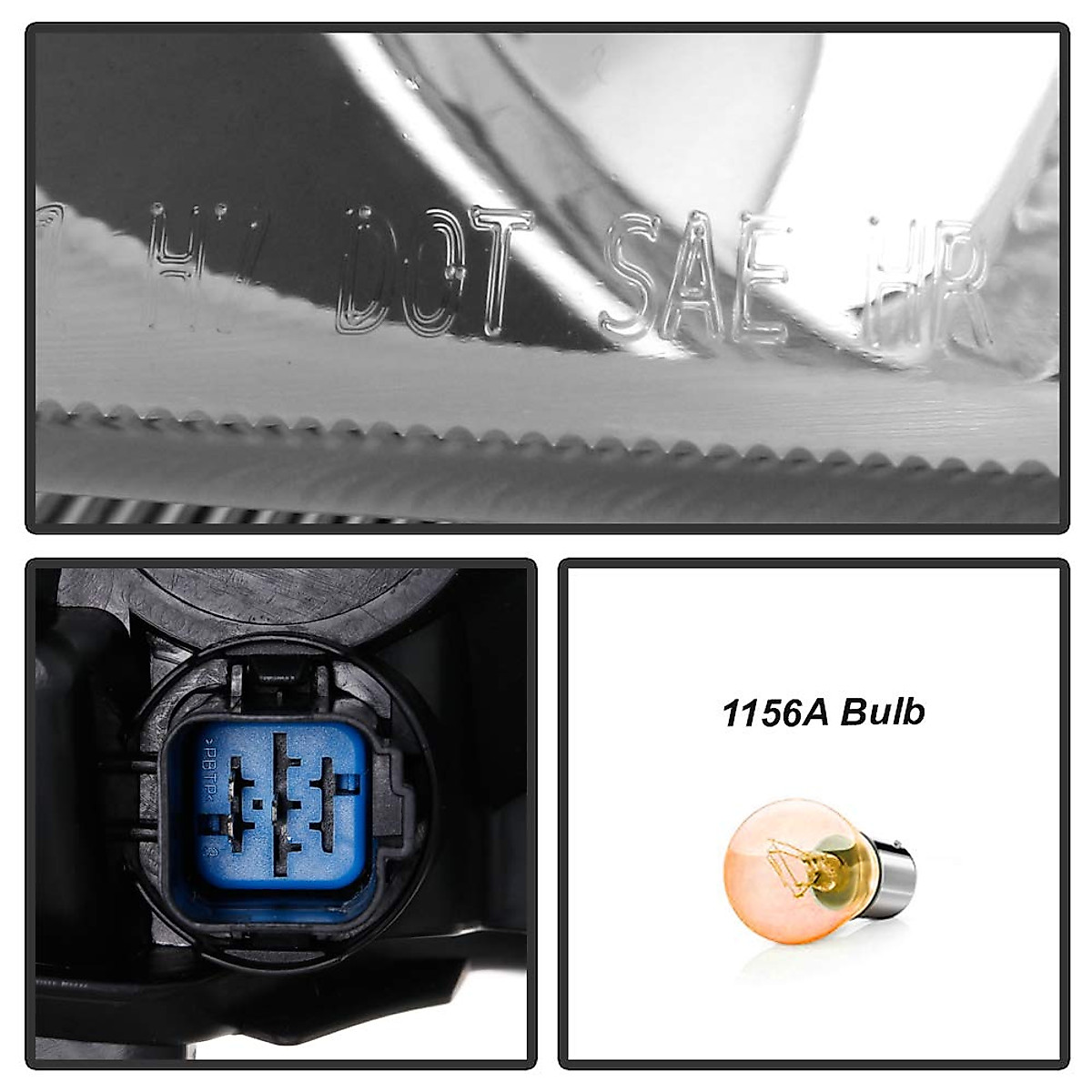 ACANII - For 2005-2007 Ford Escape Factory Style Chrome Headlights Headlamps Assembly Replacement Pair Set Left+Right