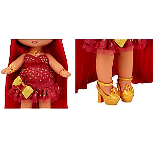 Na Na Na Surprise Sweetest Gems™ Ruby Frost 7.5" Fashion Doll Garnet Birthstone-Inspired with Red Hair, Taffeta Dress and Brush, Poseable, Great Toy Gift for Kids Girls Boys Ages 5 6 7 8+ Years