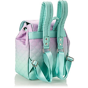 Loungefly Disney Little Mermaid Ombre Scales Womens Double Strap Shoulder Bag Purse