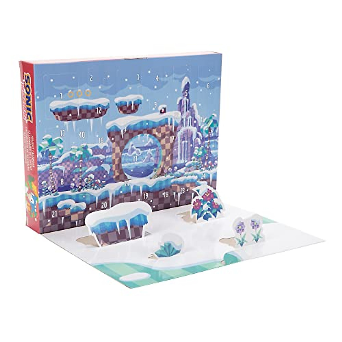 Sonic The Hedgehog Advent Calendar - 24 Surprises with Exclusive Collectible 2.5 Inch Holiday Action Figures!