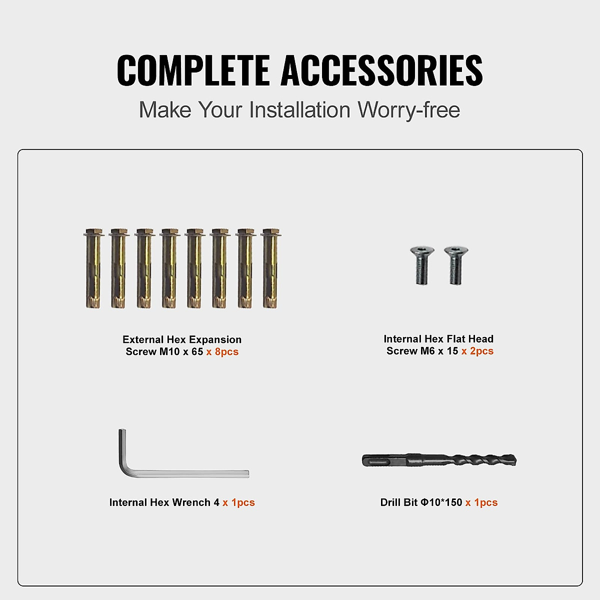 VEVOR Handrail for Outdoor Steps, 2-3 Steps Outdoor Handrail, Adjustable Aluminum Staircase Handrail, Thickened Stair Railings for Porch Railing, Deck Handrail