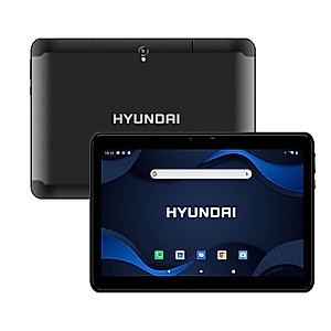 HYUNDAI HyTab Plus Tablet, 10 Inch Tablet, IPS Display, 4G LTE (T-Mobile only), WiFi Tablet, Quad-Core Processor, 2GB RAM, 32GB Storage, Dual Camera, Android 10 Go Tablet, 5000 mAh Battery - Graphite