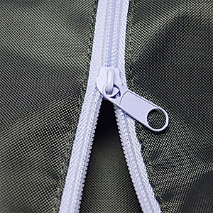 Oxford Fabric Space Saving Door-Hanging Laundry Hamper Bag + 2 Stainless Steel Hooks + 2 Strong Suction Cups for Bedroom, Nursery, Dorm or Closet (White)