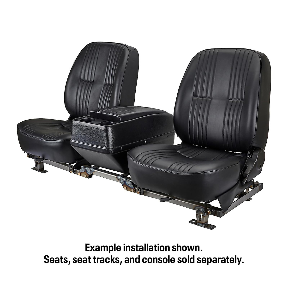 1967-1972 Chevy/GMC C10 Full-Size Truck Seat and Console Mount: Durable Steel, Easy Bolt-In Installation, Accommodates Bucket Seats, Includes Mounting Hardware