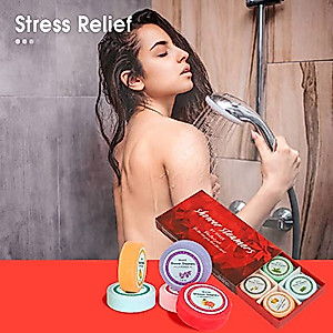 Shower Steamers Aromatherapy, 8 Pack Shower Bombs Birthday Gifts for Women