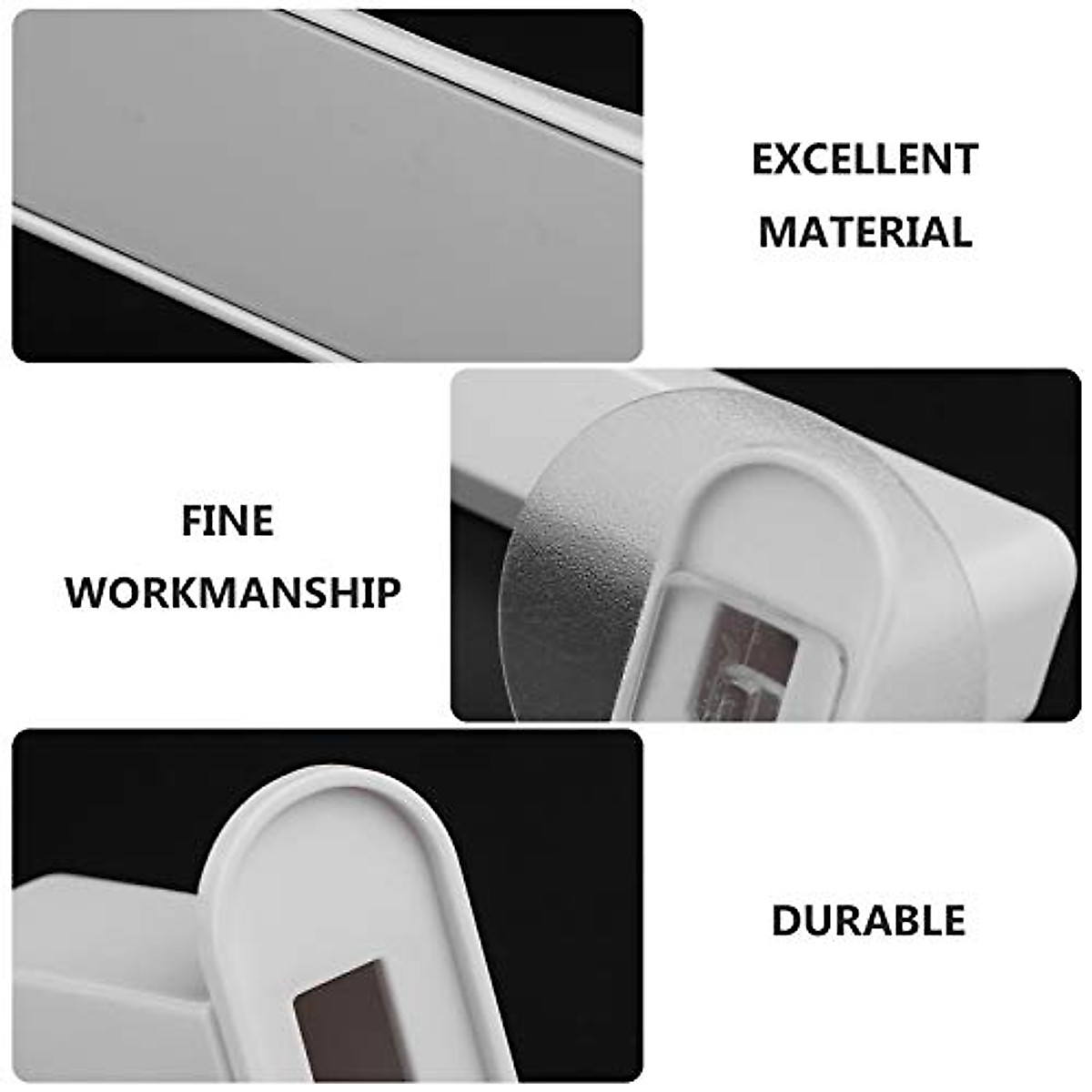 Cabilock Towel Bar Suction Cup Towel Holder Kitchen Storage Organizer Hanger Wall Mount Bathroom Towel Rack for Home Hotel Shower Room Grey