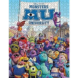 Ceaco - 5 in 1 Multipack - Disney/Pixar -Monsters University (MU), The Incredibles, Toy Story 2, Cars, & Inside Out - (2) 300 Piece, (2) 500 Piece, (1) 750 Piece Jigsaw Puzzles