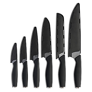 Ozeri Elite Chef II 12-Piece Ceramic Knife Set,Black