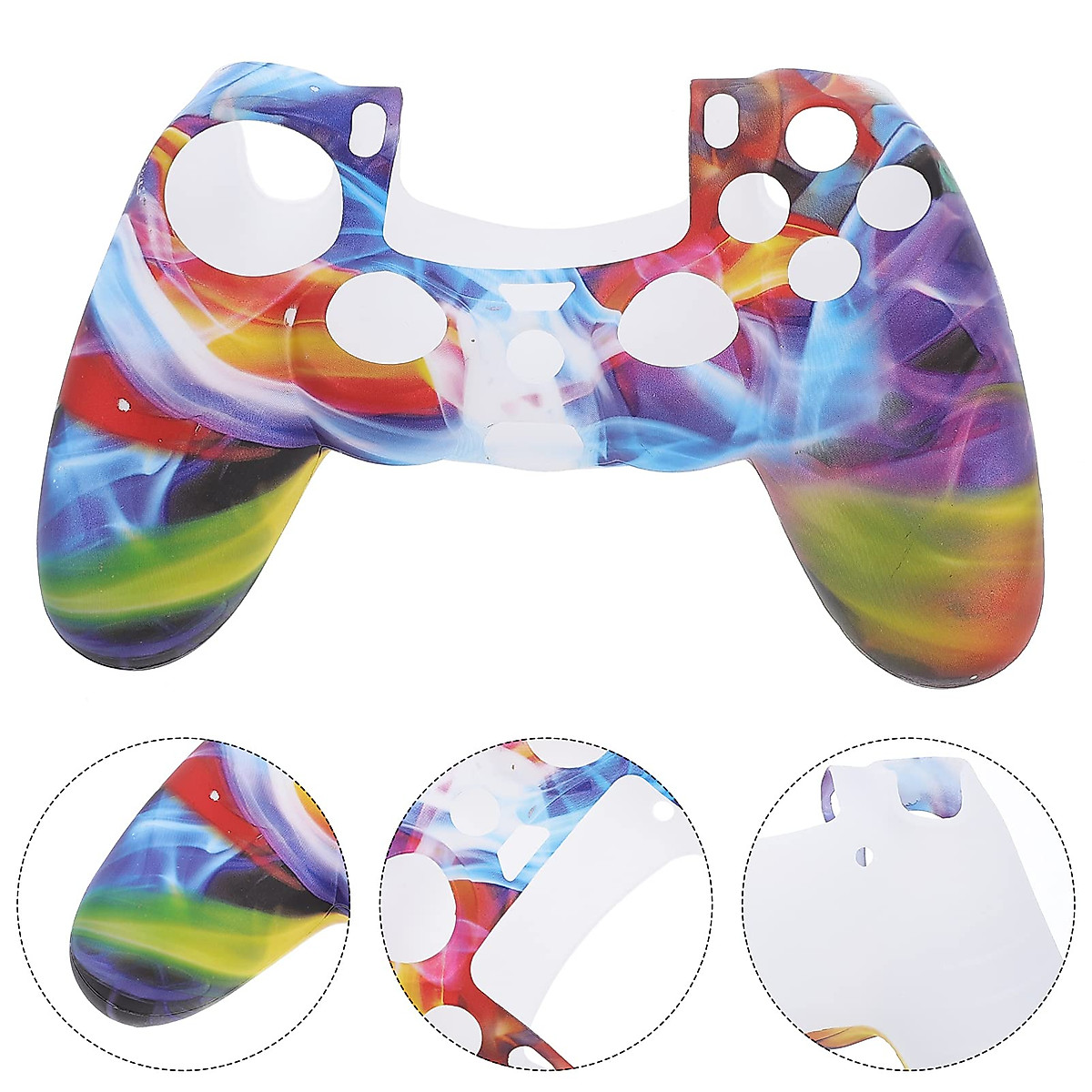 OSALADI Gamepad Anti- Slip Sleeve Silicone Cover Case Compatible for PS4 Game Console Handle