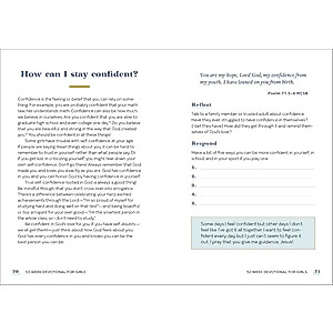 52-Week Devotional for Girls: Prayers for Growth and Inspiration