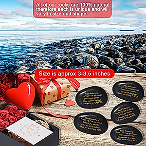 Anniversary Wedding Gifts for Him, Couple Gifts, Anniversary Wedding Gifts for Couple, Husband, Wife, Boyfriend or Girlfriend, Engraved Natural Rock Gift with Words, Unique Birthday Gifts.