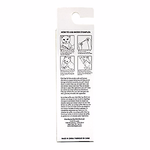 Kitty Caps Nail Caps for Cats | Safe, Stylish & Humane Alternative to Declawing | Stops Snags and Scratches, Medium (9-13 lbs), Black with Gray Tips & Baby Blue