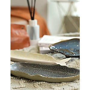 SEINHIJO Cearmic Candy Dish Cookie Plates Nuts Bowl Jewelry Tray Dolphin Gifts Sculpture Home Decor 11.5 inch