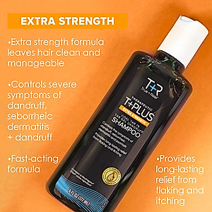 True+Real Coal Tar Therapeutic Tar Gel Anti-Dandruff Shampoo 1% Coal Tar, 6 Ounce