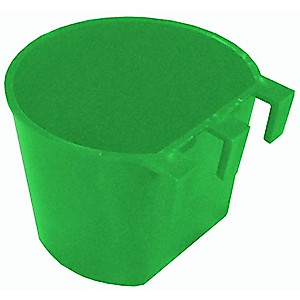 10 Pack of RITE FARM PRODUCTS 8 OZ Pigeon Quail Dove Chicken Rabbit Bird Feeder Water Drinker Cups Wire CAGE