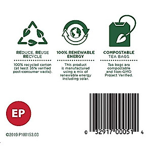 Traditional Medicinals Tea, Organic Echinacea Plus, Promotes Immune Function, w/ Spearmint, 96 Tea Bags (6 Pack)