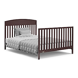 Graco Benton 5-in-1 Convertible Crib with Drawer (Espresso) - Converts from Baby Crib to Toddler Bed, Daybed and Full-Size Bed, Fits Standard Full-Size Crib Mattress, Adjustable Mattress Support Base