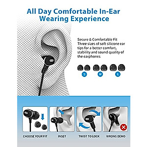 USB C Headphones Wired Earphones HiFi Stereo Type C Earbuds Noise Canceling in-Ear Headset with Mic Volume Control Bass for Samsung S23 S22 Ultra S21 FE S20 A53 Fold4 Pixel 7 6 6a 5 iPad Pro MacBook