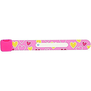 Infoband Child Safety ID Wristband - Pink Hearts