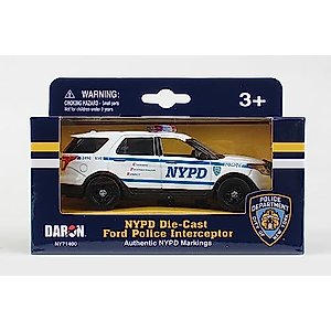 Daron NYPD Die-Cast Ford Police Interceptor 1/43 (NY71400)