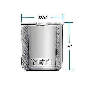YETI Rambler 10 oz Stackable Lowball 2.0, Vacuum Insulated, Stainless Steel with MagSlider Lid, Cosmic Lilac