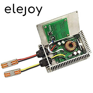 ELEJOY Adjustable MPPT Solar Charge Controllers Step-Down | 25 Amp | 12V/24V | 99% Efficiency | LED Display | Weatherproof