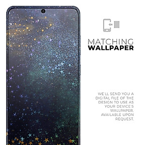 DesignSkinz Swirling Multicolor Star Explosion Protective Vinyl Decal Wrap Skin Cover Compatible with The Samsung Galaxy S20 (Screen Trim & Back Glass Skin)