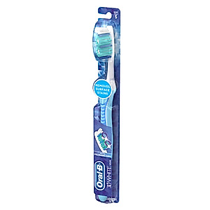 Oral-B 3D White Vivid Toothbrush, Soft, 6 Count, Packaging may Vary