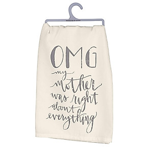 Primitives by Kathy OMG My Mom Gift Bundle of 2 Kitchen Towels