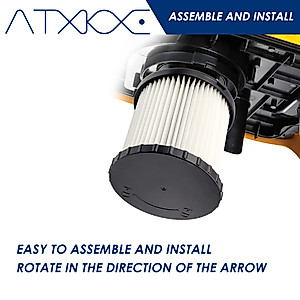 2 Packs of DCV5801H Wet Dry Vacuum Hepa Replacement Filter,Compatible for dowalt DCV580 & DCV581H,Washable and Reusable