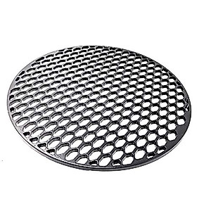 Aura outdoor products Cast Iron Grill Grate for 22 Inch Weber Kettle Grill - Works Great on The Weber Kettle, Weber Performer, Barrel Grills, Recteq Bullseye - Better Sear Marks