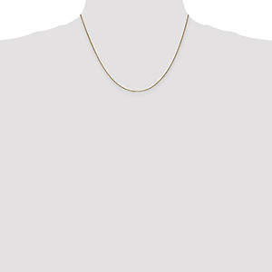 Jewels By Lux 14K Yellow Gold 0.80mm Spiga Pendant Chain