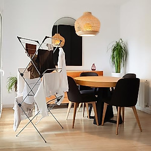 Vileda Sprint 3-Tier Indoor Airer, Steel, Silver, 6 x 68 cm