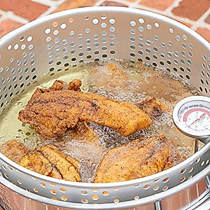 King Kooker Propane Outdoor Fry Boil Package with 2 Pots, silver, one size (12RTFBF3)